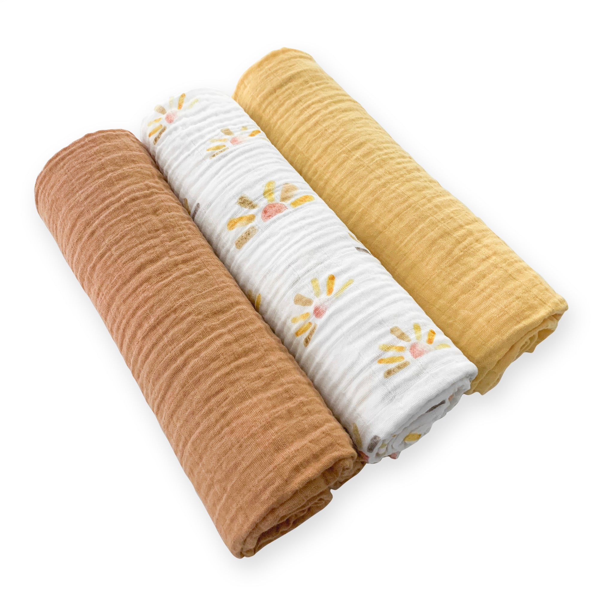 Muslin Swaddle Blankets - set of 3 - Bohemian Happiness - featuring Wa ...
