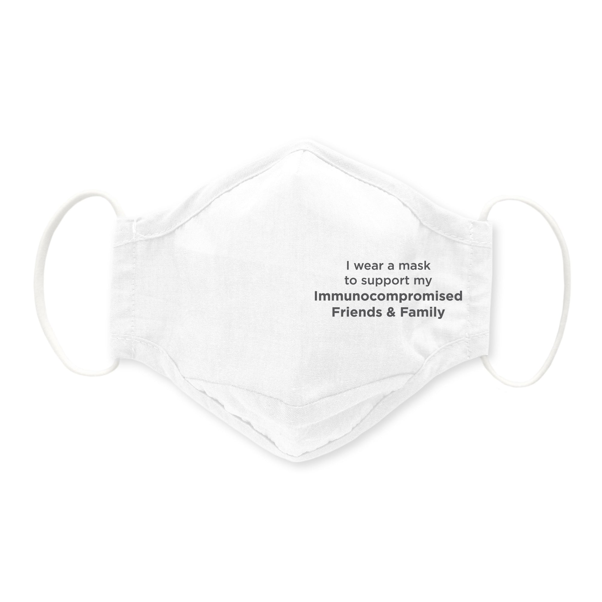 Immunocompromised - Cotton Cloth Mask - Black | SwaddleDesigns