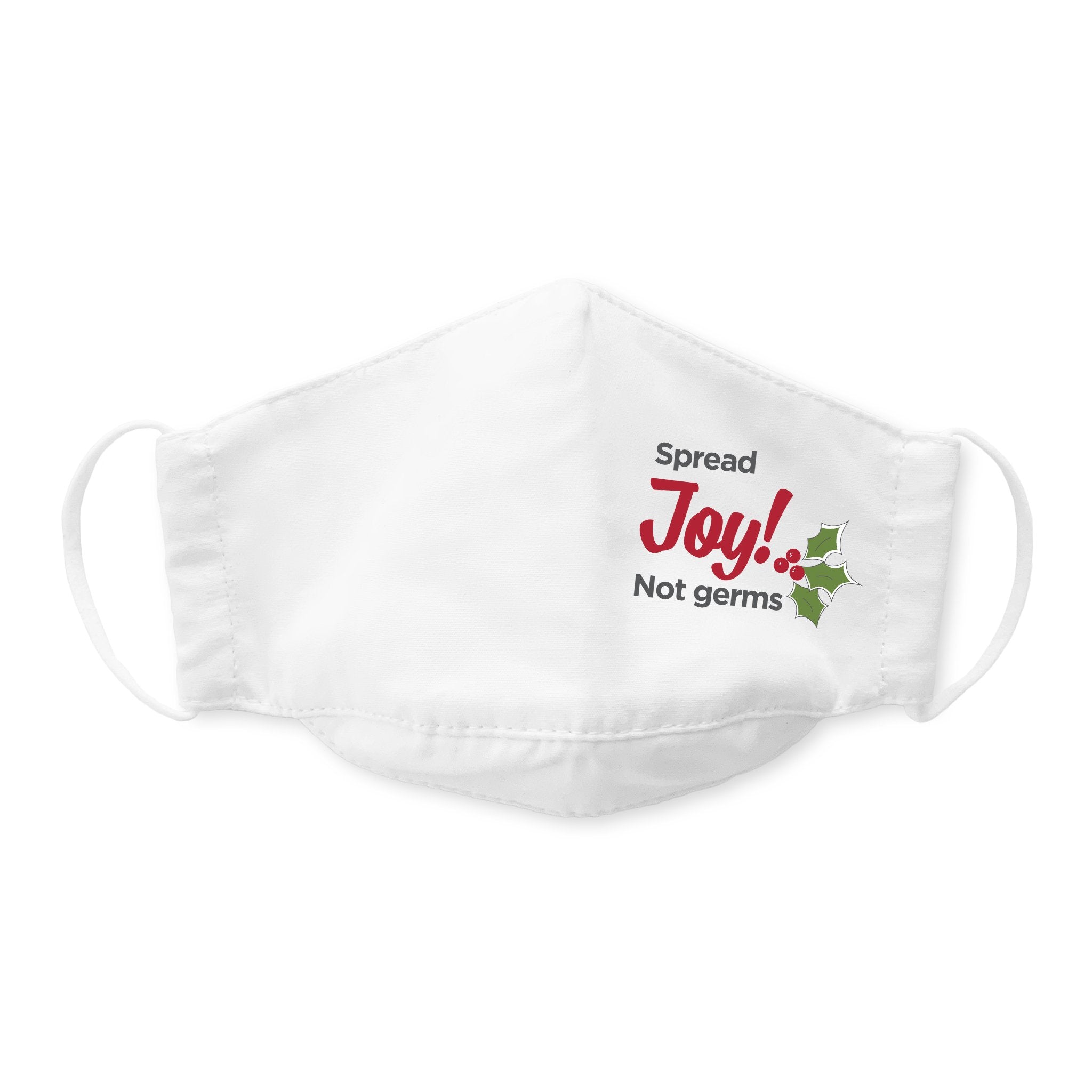 Spread Joy Kids Cotton Cloth Mask - Chambray, White | SwaddleDesigns